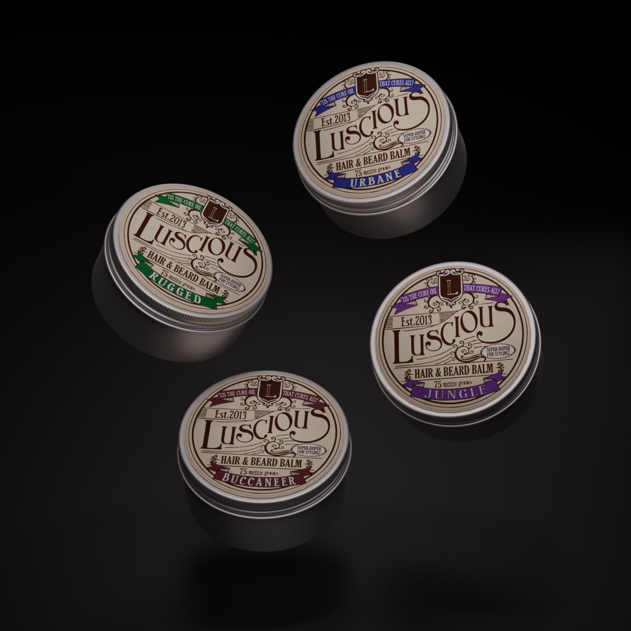 Lamberts Luscious Hair and Beard Balms – Lambert's Luscious Beard Oils