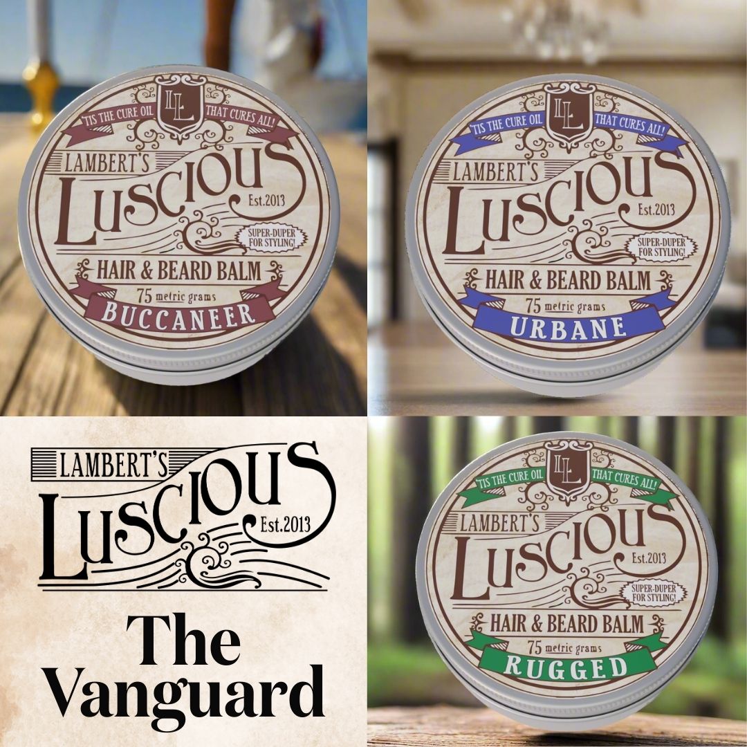 The Mighty Three Pack - Beard Balms – Lambert's Luscious Beard Oils
